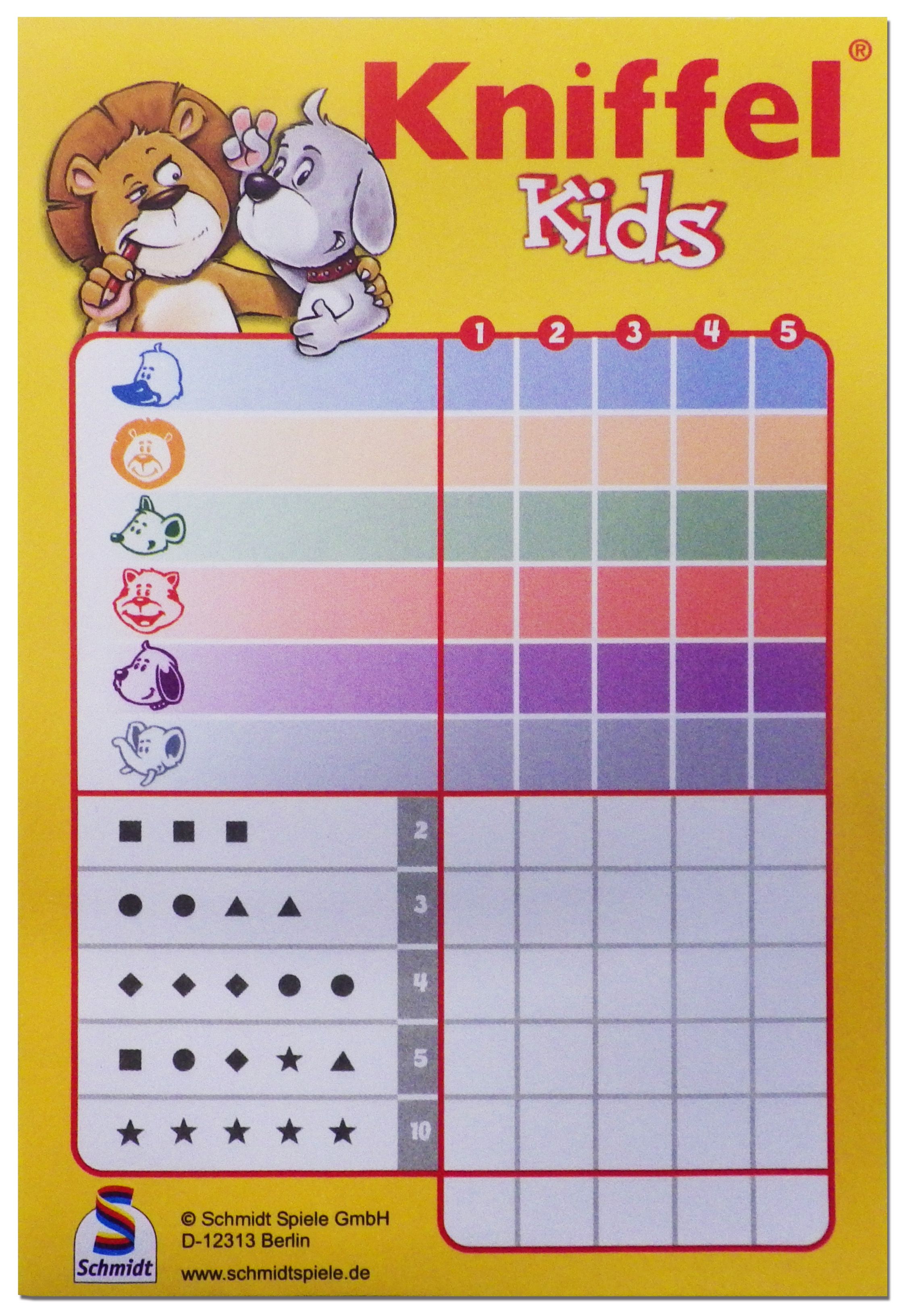 SpielSpass - Kniffel® Kids Block